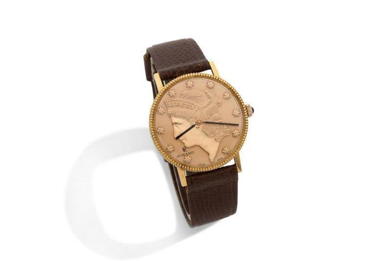 Rumanel Dollar watch mouvement mécanique à remontage manuel (Lot n°79 ...