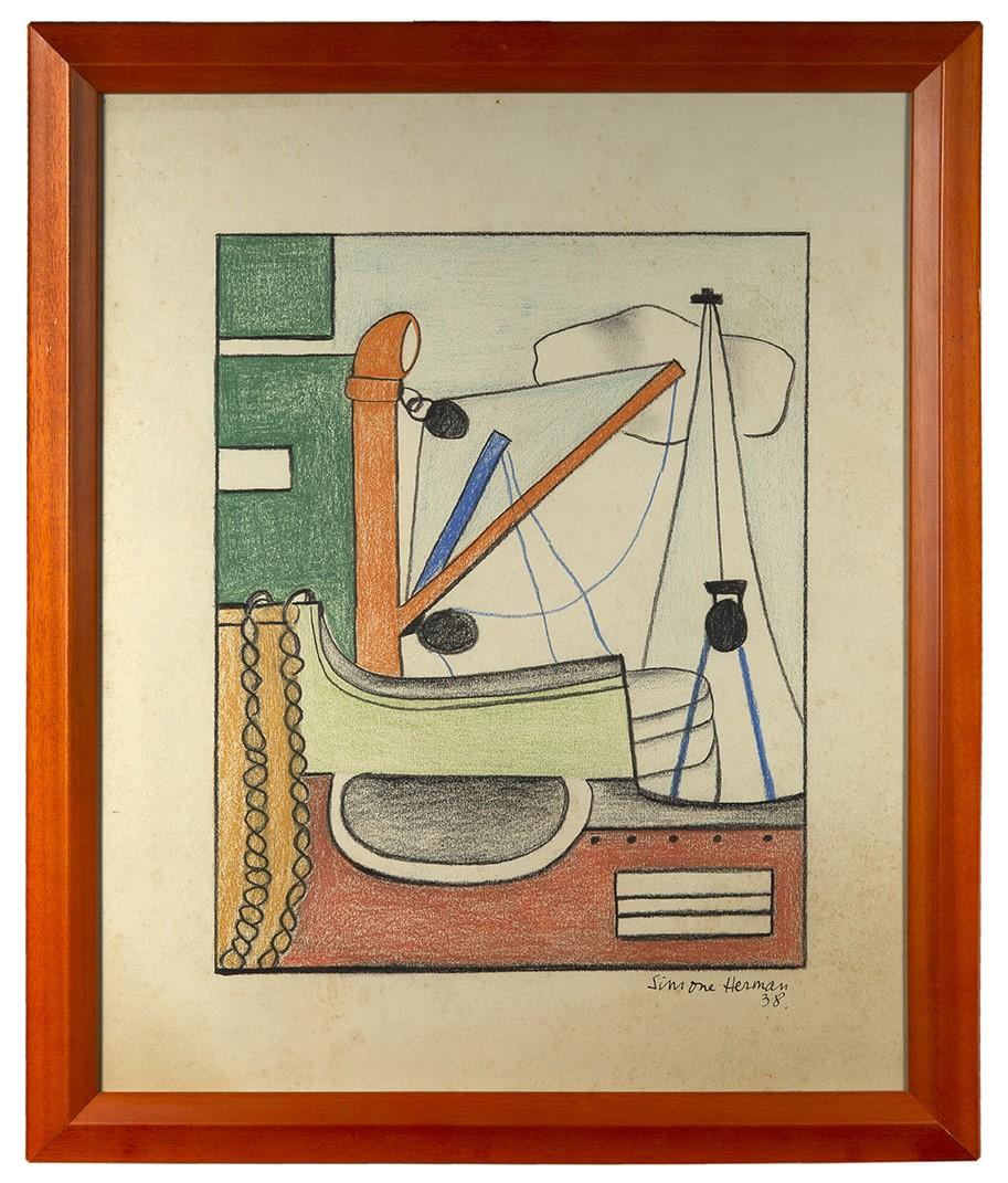 SIMONE HERMAN (1905-?) (Lot n°24) - UN HIVER MODERNE - Ventes passées ...