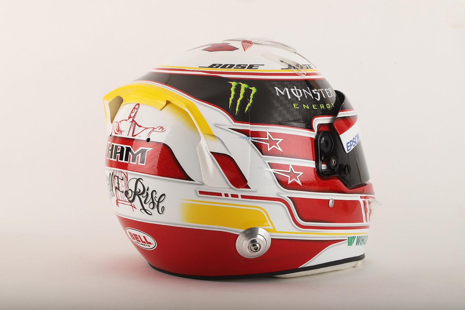 Lewis Hamilton - Mercedes - 2018 (Lot n°63) - F1 HELMETS ONLY - UNE ...
