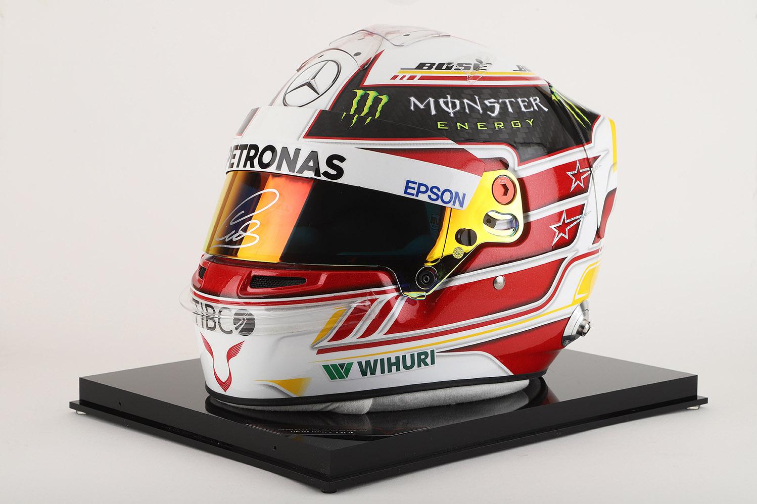 Lewis Hamilton - Mercedes - 2018 (Lot n°65) - F1 HELMETS ONLY - UNE ...